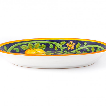 Deep Oval Platter - Lemon 306